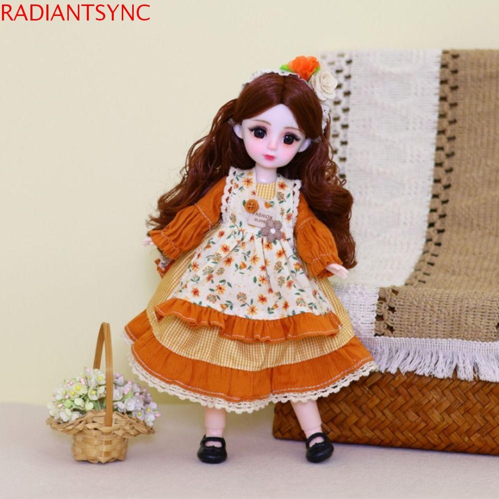 Radiantsync Princess Dress Up ตุ๊กตา Bjd ดึงดูดตา 1/6 SD 30 ซม.ตุ๊กตา Bjd พร้อมเสื้อผ้า, พร้อม ...