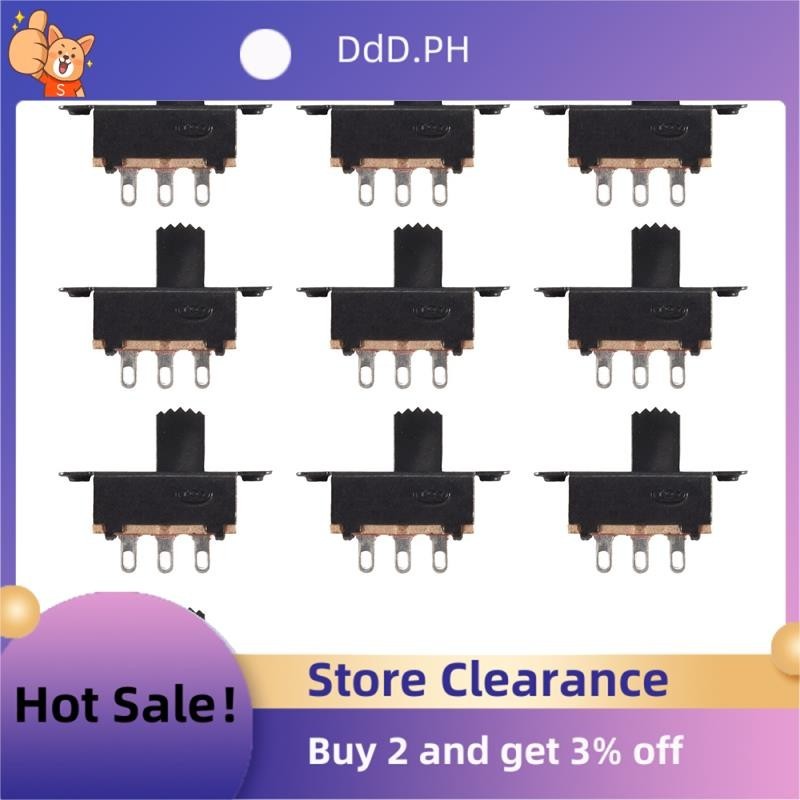 แผงสวิตช์สไลด์ SS22F25-G7 2 ตําแหน่ง DPDT 2P2T ขนาดเล็ก 10 ชิ้น | Shopee Thailand
