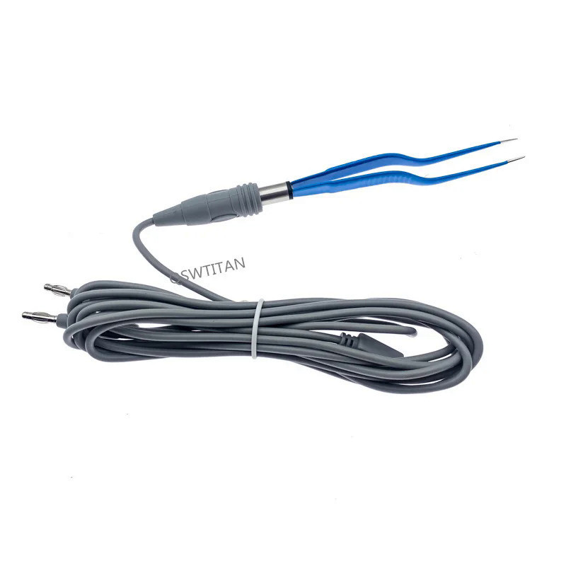 Electro surgical EU electro ulated bipolar forceps ophthalmic surgical ...