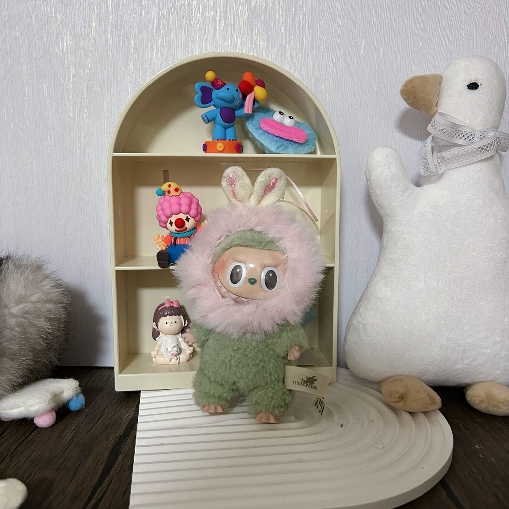 labubu macaron ชุด，labubu case，หน้ากากตุ๊กตาลาบูบู ป้องกันฝุ่น ขนาด 17 ...