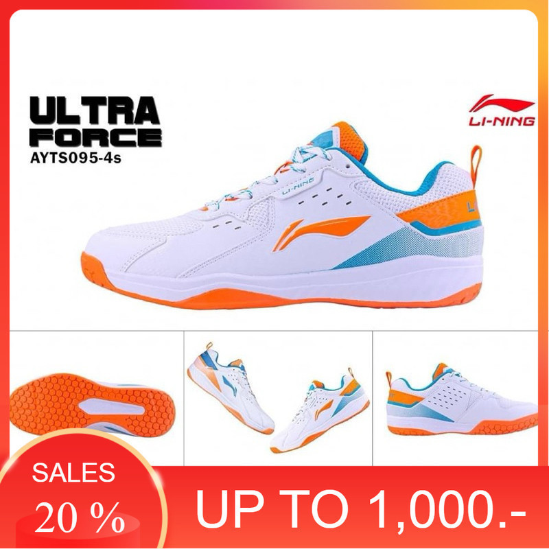 (Update Size) รองเท้าแบดมินตัน Li-Ning Ultra Force หน้าเท้ากว้าง ใส่ ...