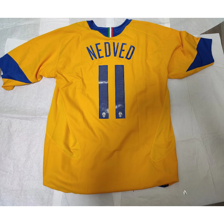 รูปแบบใหม่05-06 juv Third NEDVED DEL PIERO IBRAHIMOVIC คุณภาพสูง Retro ...