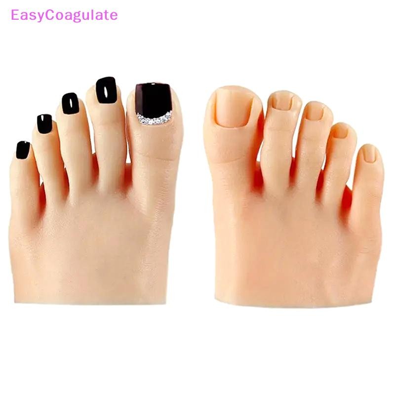 Eas 1 คู่เล็บฝึกเท้า Mannequin ปลอม Toes สําหรับ Pedicure การฝึกอบรม ...