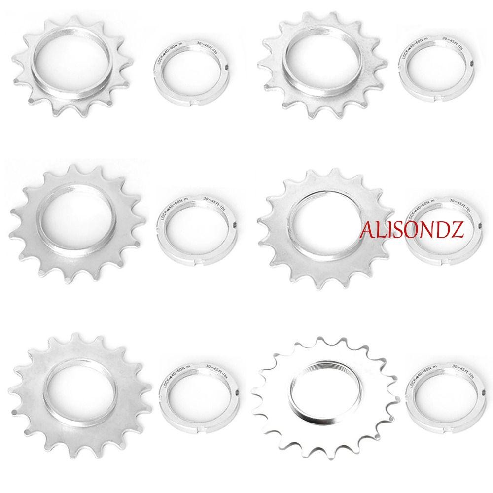 Alisondz ล้อจักรยาน Cogs, แหวนล็อคเกลียว Hub ล็อคจักรยาน Freewheel ...