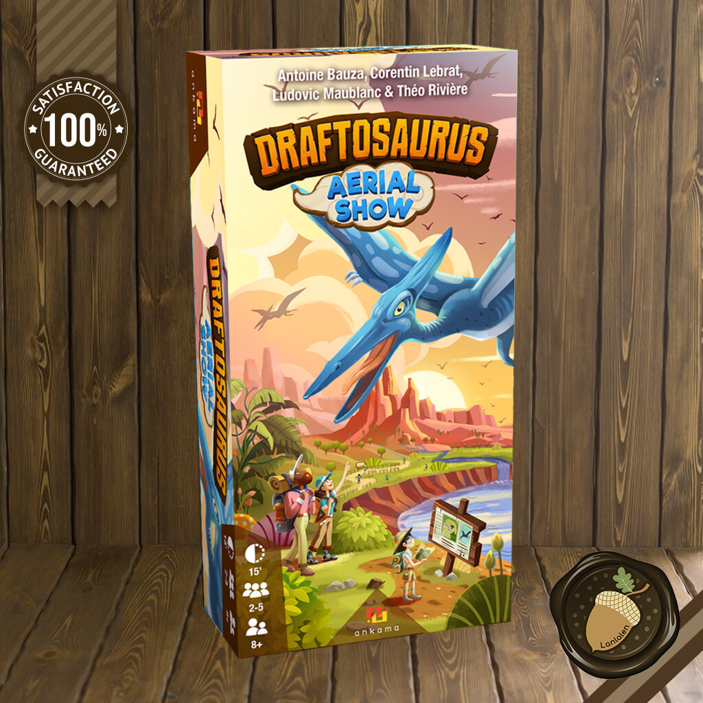 Draftosaurus: Aerial Show ส่วนเสริม บอร์ดเกมแท้ คู่มือภาษาอังกฤษ | Shopee Thailand