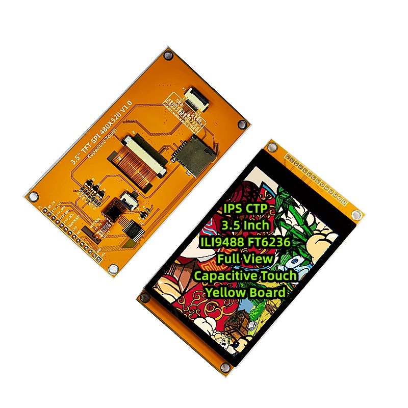 New 3.5 Inch IPS CTP ILI9488 FT6236 Capacitive Touch Yellow Board Full ...
