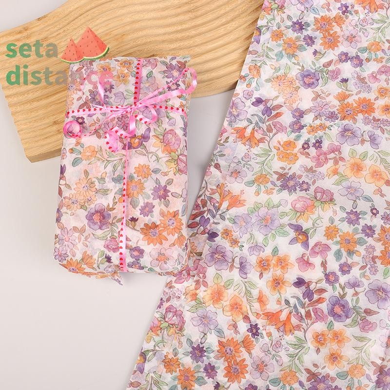 [Setad] 10 ชิ้นกระดาษดอกไม้สีม่วงกระดาษรองมือกระดาษผ้าฝ้ายช่อดอกไม้ ...
