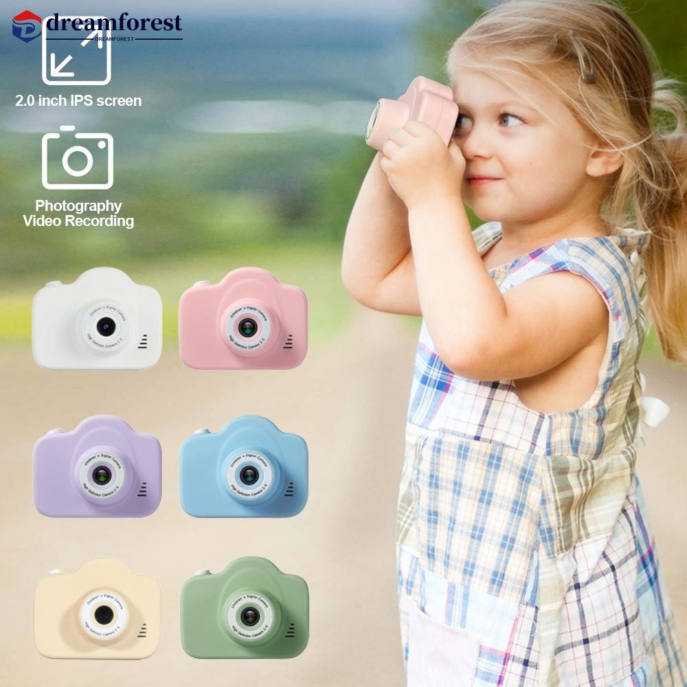 DFS Kids Digital Camera กล้องวิดีโอของเล่น Mini Cam จอแสดงผลสีเด็ก ...