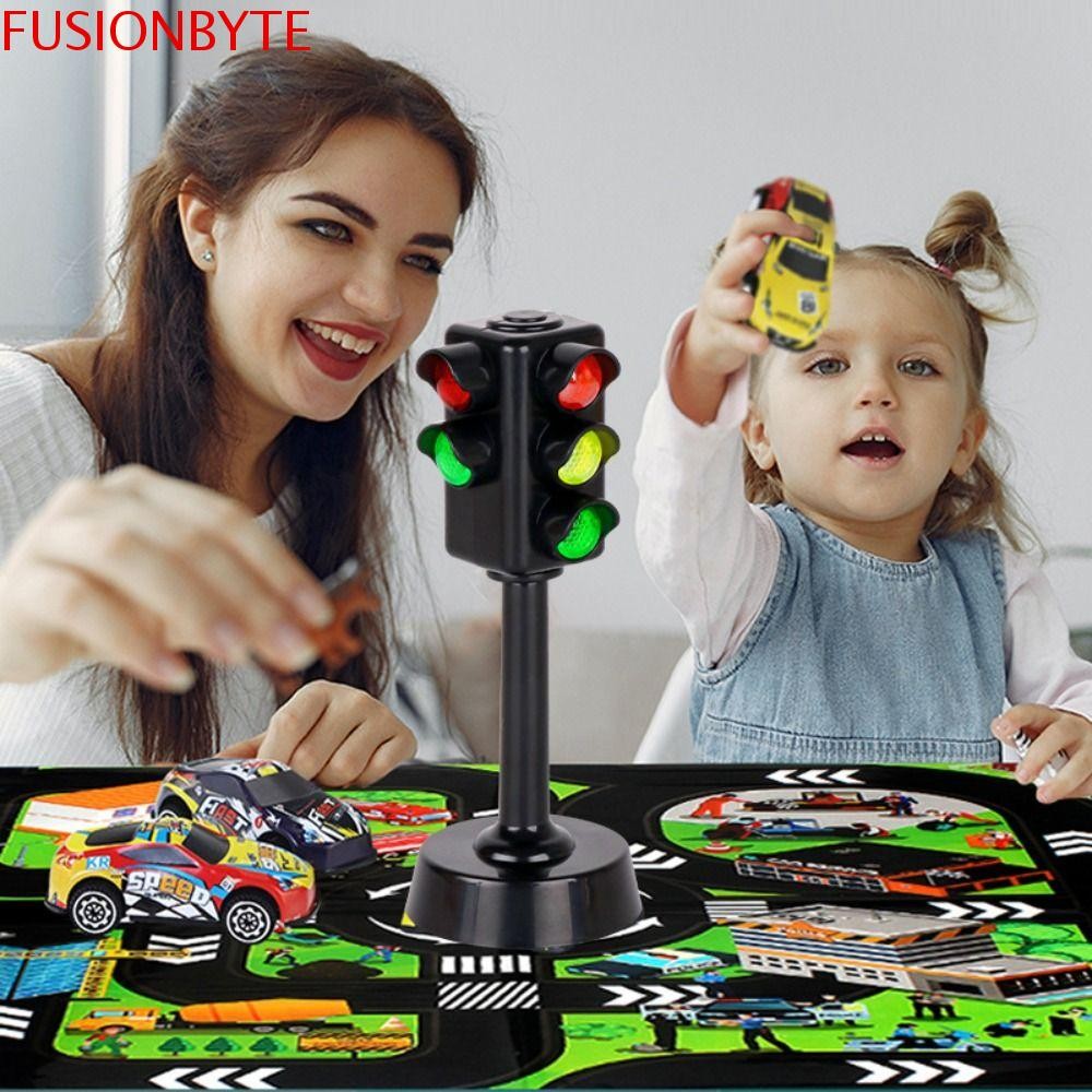 รุ่นไฟจราจร FUSIONBYTE, ไฟจราจรขนาดเล็ก LED พลาสติก, อุปกรณ์ประกอบฉากการศึกษาความปลอดภัยระบบอะคู ...