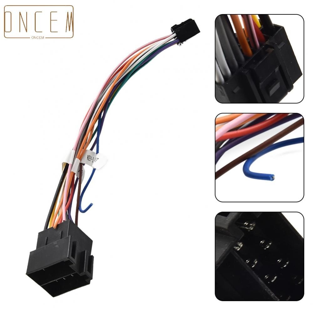 【Final Clear Out】16P To ISO Accessories Connector Wiring For Car Head ...