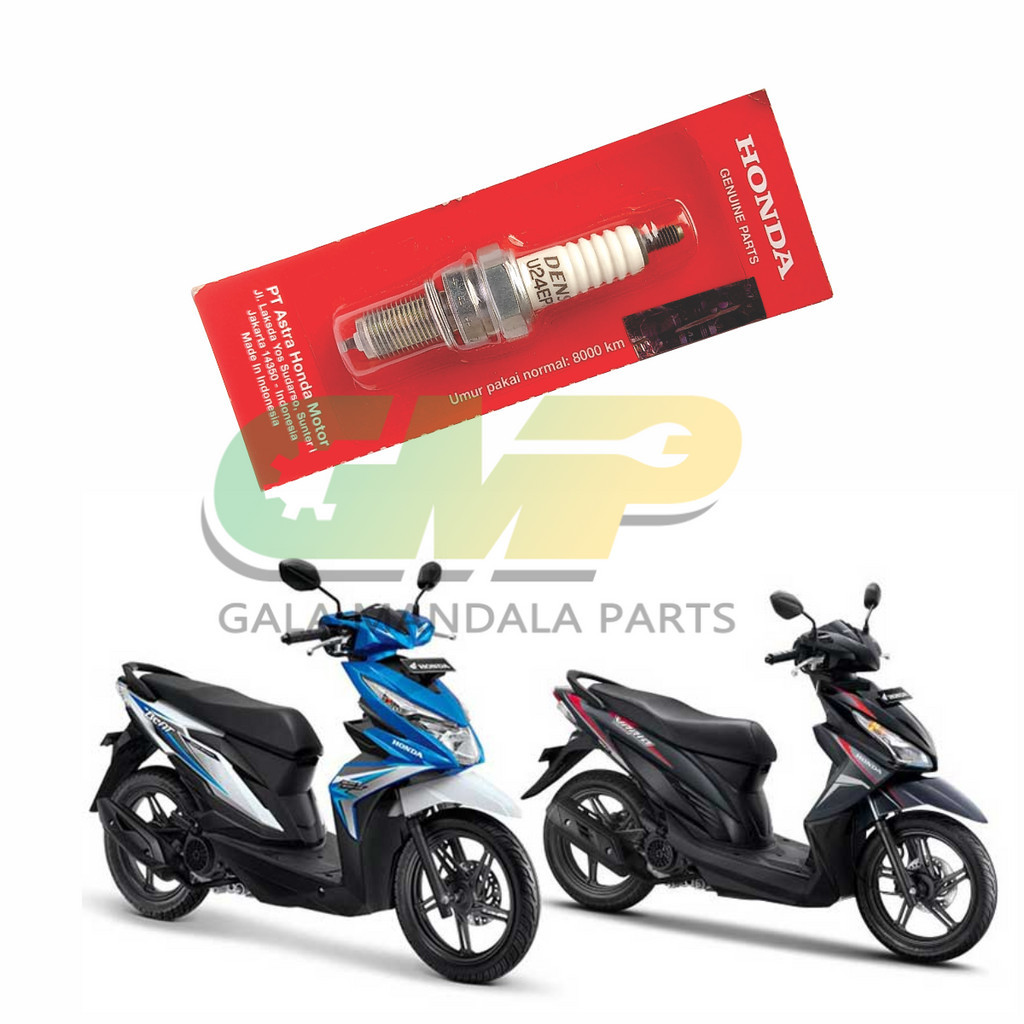 Ahm Spark Plug Original U24EPR9 รถจักรยานยนต ์ Honda Beat Karisma ...