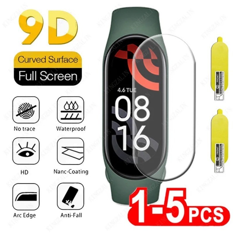 ฟิล์มไฮโดรเจลนิ่ม กันรอยหน้าจอ สําหรับ Xiaomi Mi band 8 7 6 5 4 Miband 8 7 1-5 ชิ้น | Shopee ...