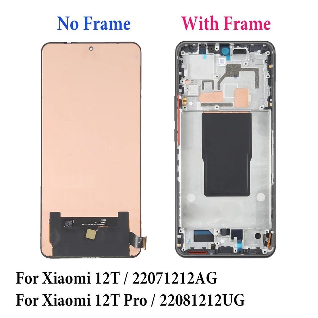Amoled ของแท้ สําหรับ Xiaomi 12T Pro 22081212Ug 12t 22071212Ag จอแสดงผล ...