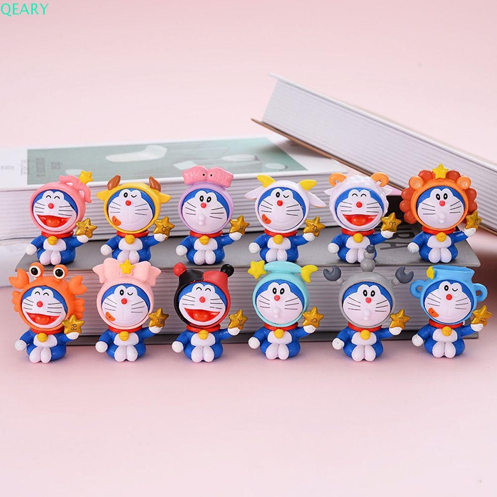Qeary Doraemon Action Figure ตัวเลขของเล่นสะสม Moldel การ์ตูนรุ่น PVC ...