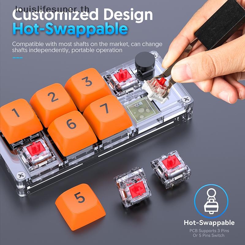 Lls 8 Key ทางลัด Macro Programmable HOT Swappable Mechanical Switch ...