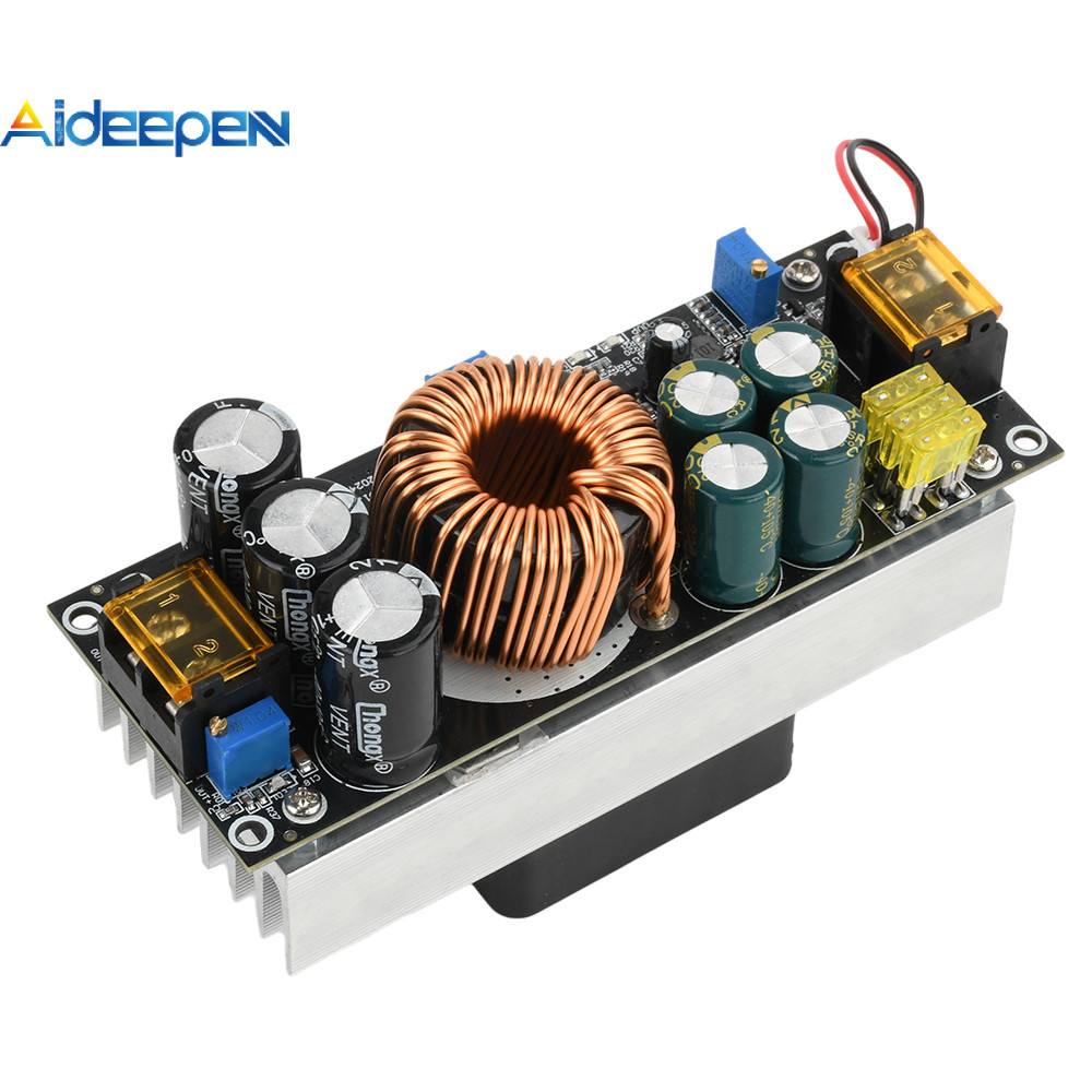 Aideepen 1800W 40A Boost Power Module DC-DC Boost Converter | Shopee Thailand
