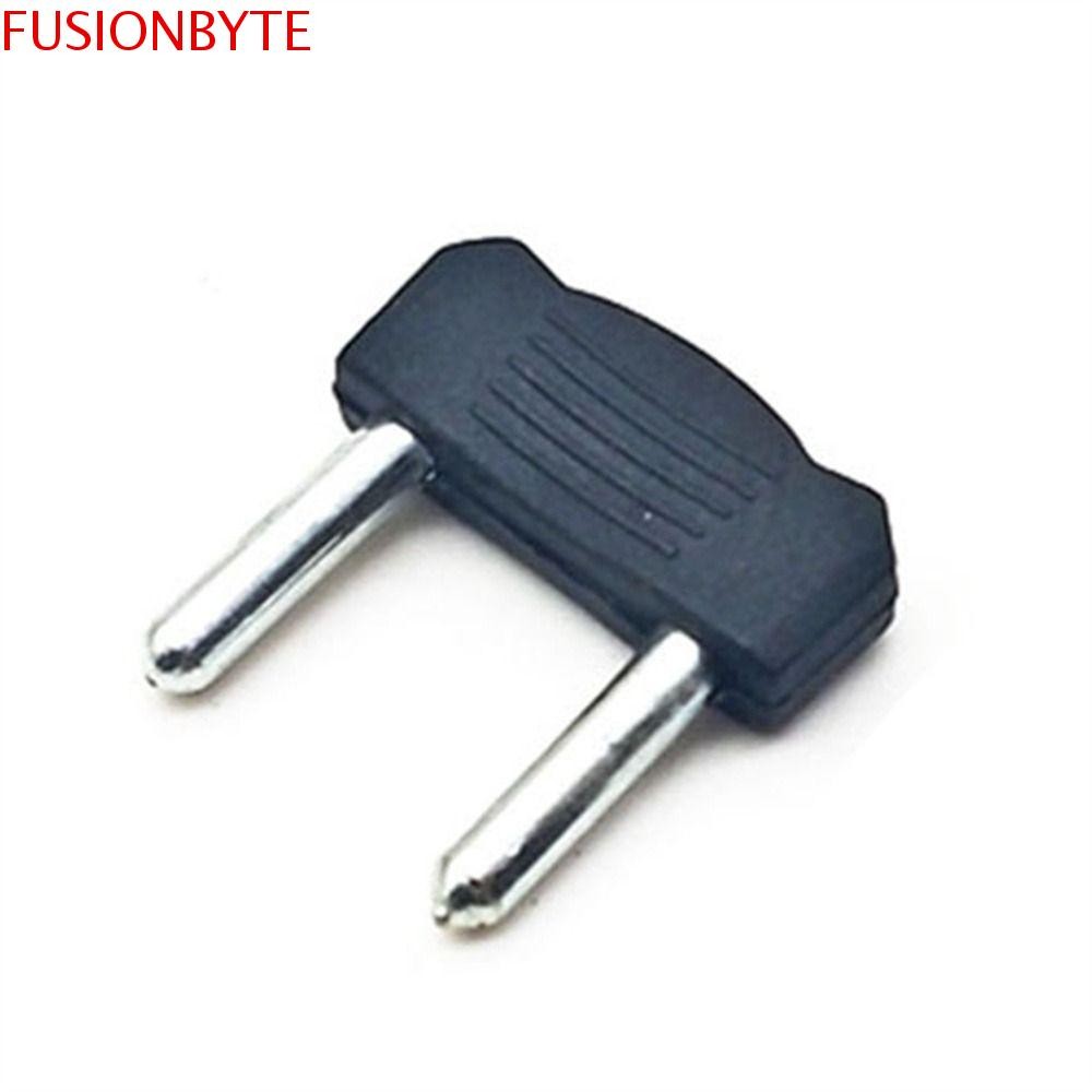 Fusionbyte 10 ชิ้นสั้น-วงจรปลั๊ก, 3 มิลลิเมตรเข็มสีดํา RCA ปลั๊ก, โลหะทนทาน 14 มิลลิเมตร Pitch ...