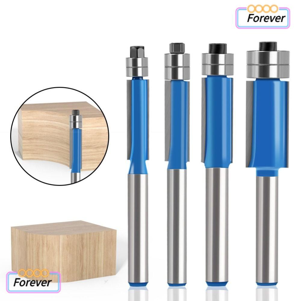 Forever เครื่องตัดมิลลิ่ง, 6MM Shank Double Bearing Router Bit, ที่มี ...