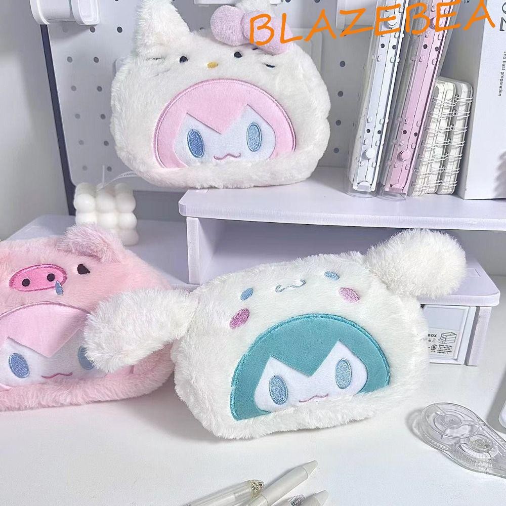 Blazebea กระเป๋าดินสอ Hatsune Miku, Kitty Cinnamoroll Plush Hatsune Miku กล่องดินสอ, Kawaii ...