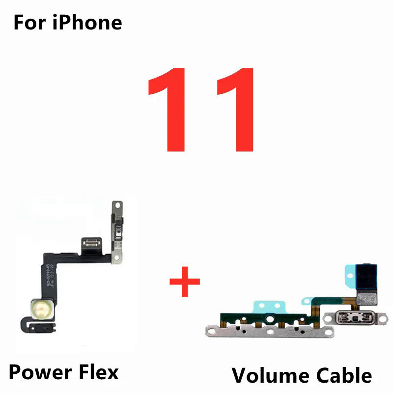 ปุ่มด้านข้าง Key Proximity Distance Ambient Flash Light Sensor Power Flex Cable สําหรับ iPhone ...