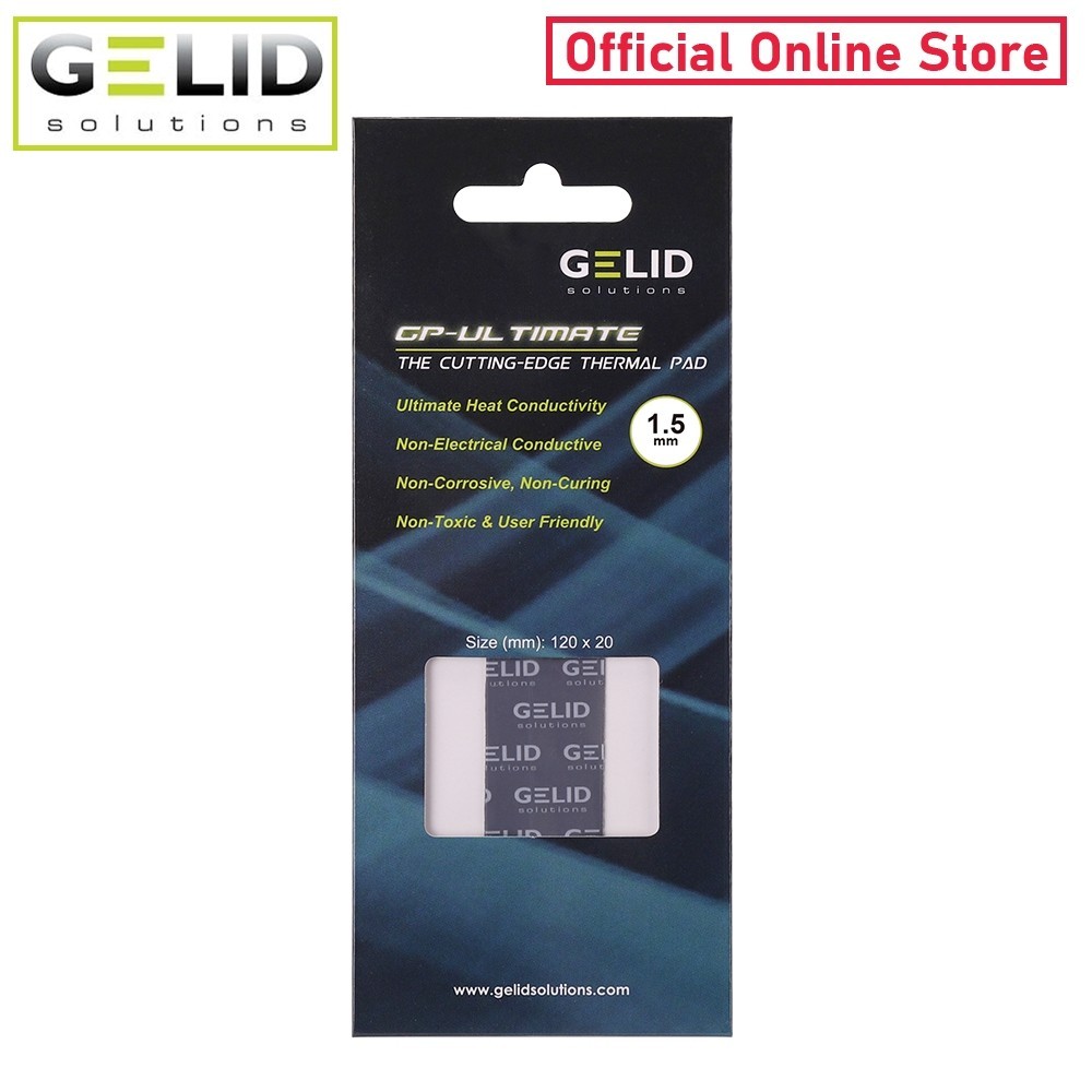[Gelid Solutions Store] GP-ULTIMATE Thermal Pad (1 PCS) 120x20x1.5 mm ...