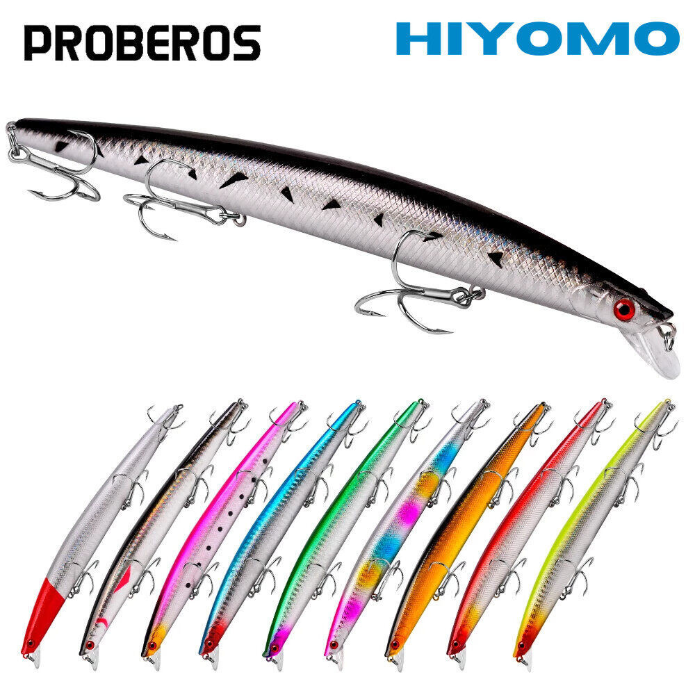 Proberos 1pcs Siakap Killer ปลาพลาสติก Minnow ลอย Lure 18.5 ซม.24.5g ...