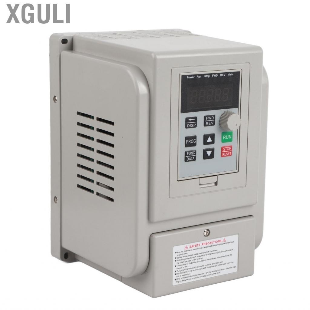 Xguli Single Phase VFD Speed Controller Inverter Professional Variable Frequency Drive 1.5kW AC ...