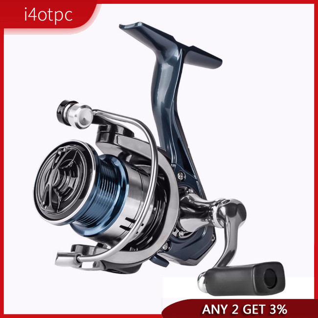 I4otpc รอกหมุน 5.2:1 ความเร็วสูง 800-2500 ถ้วยลวด 3+1BB แบริ่งรอกตกปลา พร้อมแรงเบรก 5 กก. ...