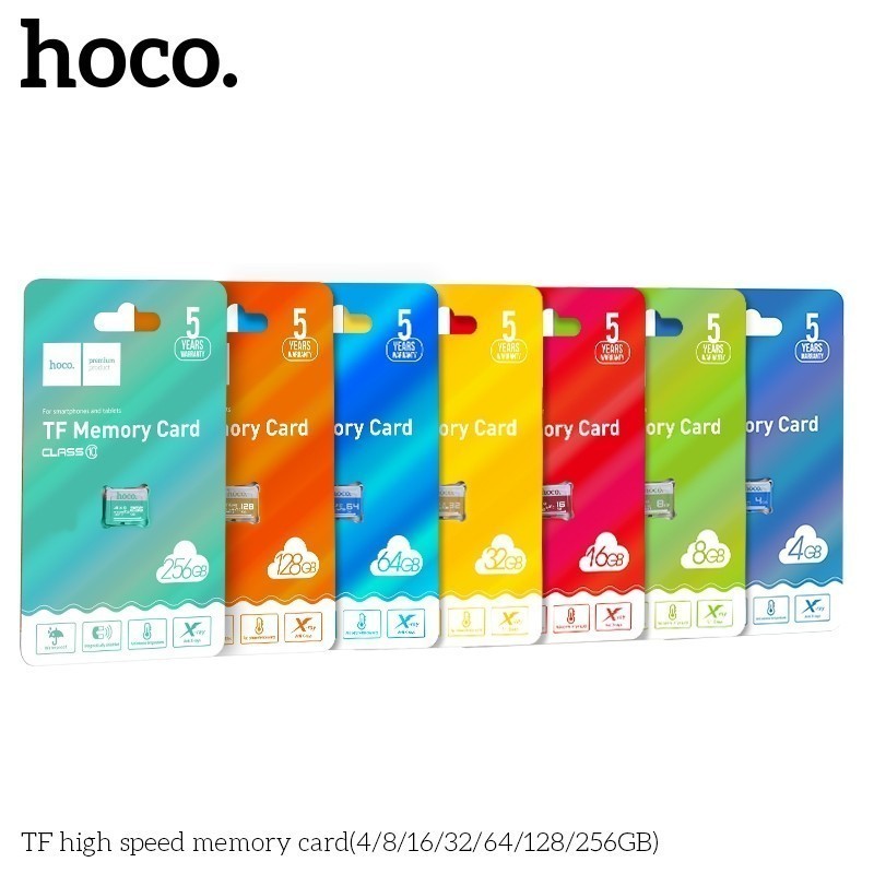 Hoco เมมโมรี่การ์ด TF Card / Micro SD Class 10 ความจุ 8Gb 16Gb 32Gb ...