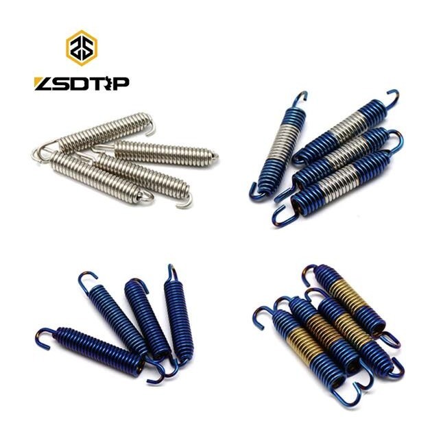 4pcs Universal Motorcycle Stainless Steel Spring Hooks For Exhaust Pipe ...