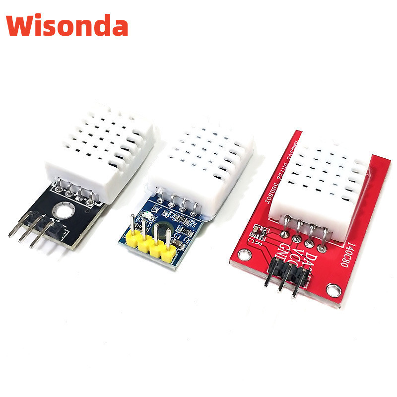 โมดูลเซนเซอร์อุณหภูมิและความชื้นดิจิทัล AM2302 DHT22 ความแม่นยําสูง ...