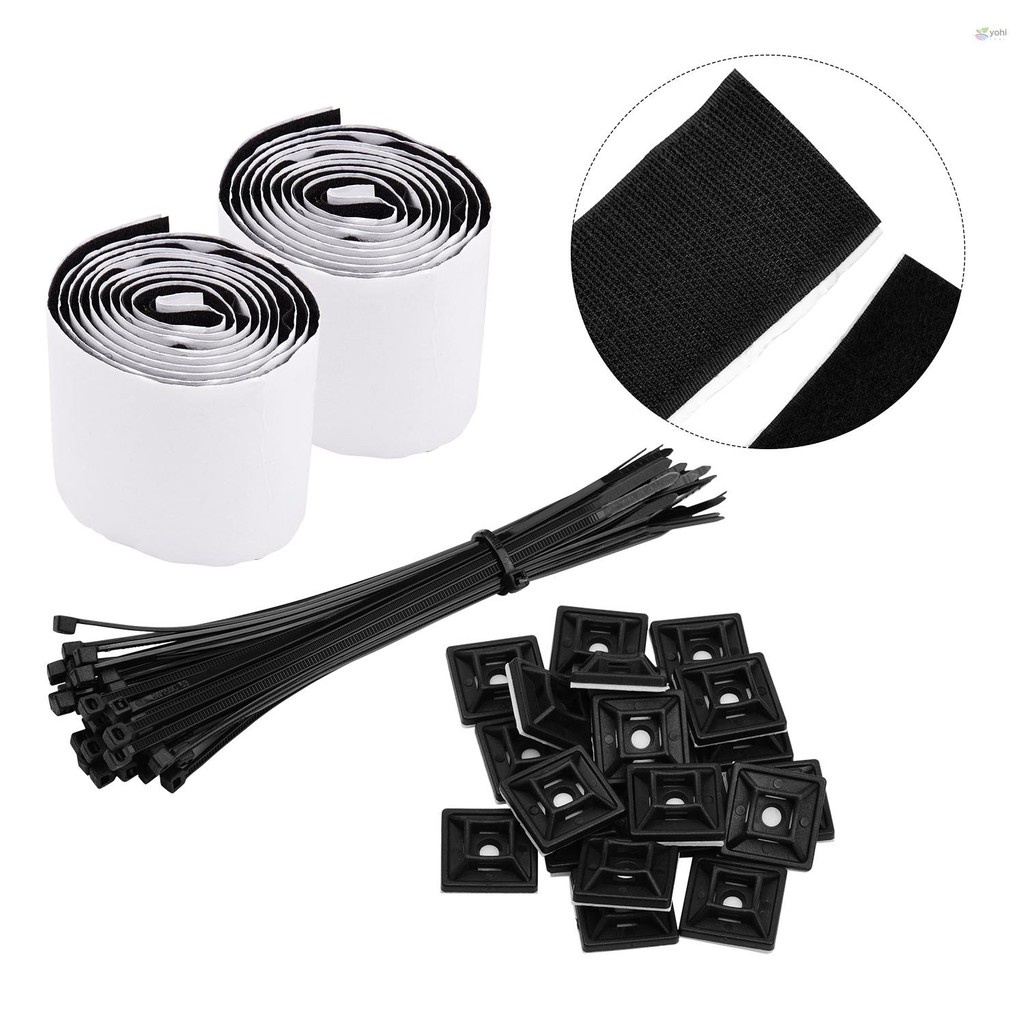 Pedalboard Organizer Kit Self เทปกาว Heavy Duty Sticky กลับ Fastener ...