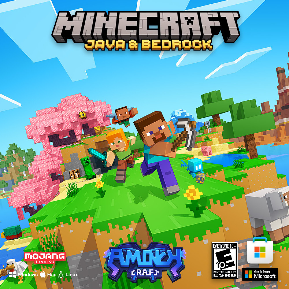 เกม PC Minecraft: Java & Bedrock Edition ของแท้ 100% | Shopee Thailand