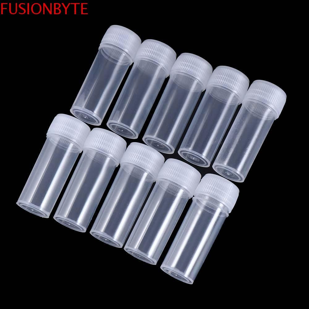 Fusionbyte หลอดทดลอง Vials 5ml 20 ชิ้นภาชนะบรรจุของเหลวฝาเกลียว Mini ภาชนะบรรจุผงโปร่งแสง ...