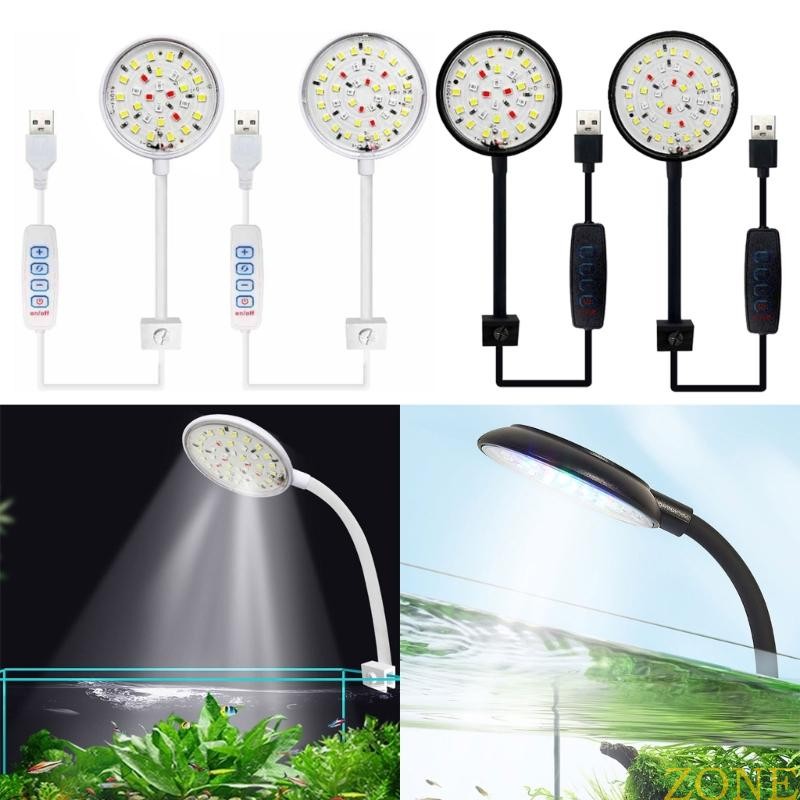 Zong Aquariums Light ไฟ LED คลิปบนพิพิธภัณฑ์สัตว์น้ําพืชกันน้ํา ...
