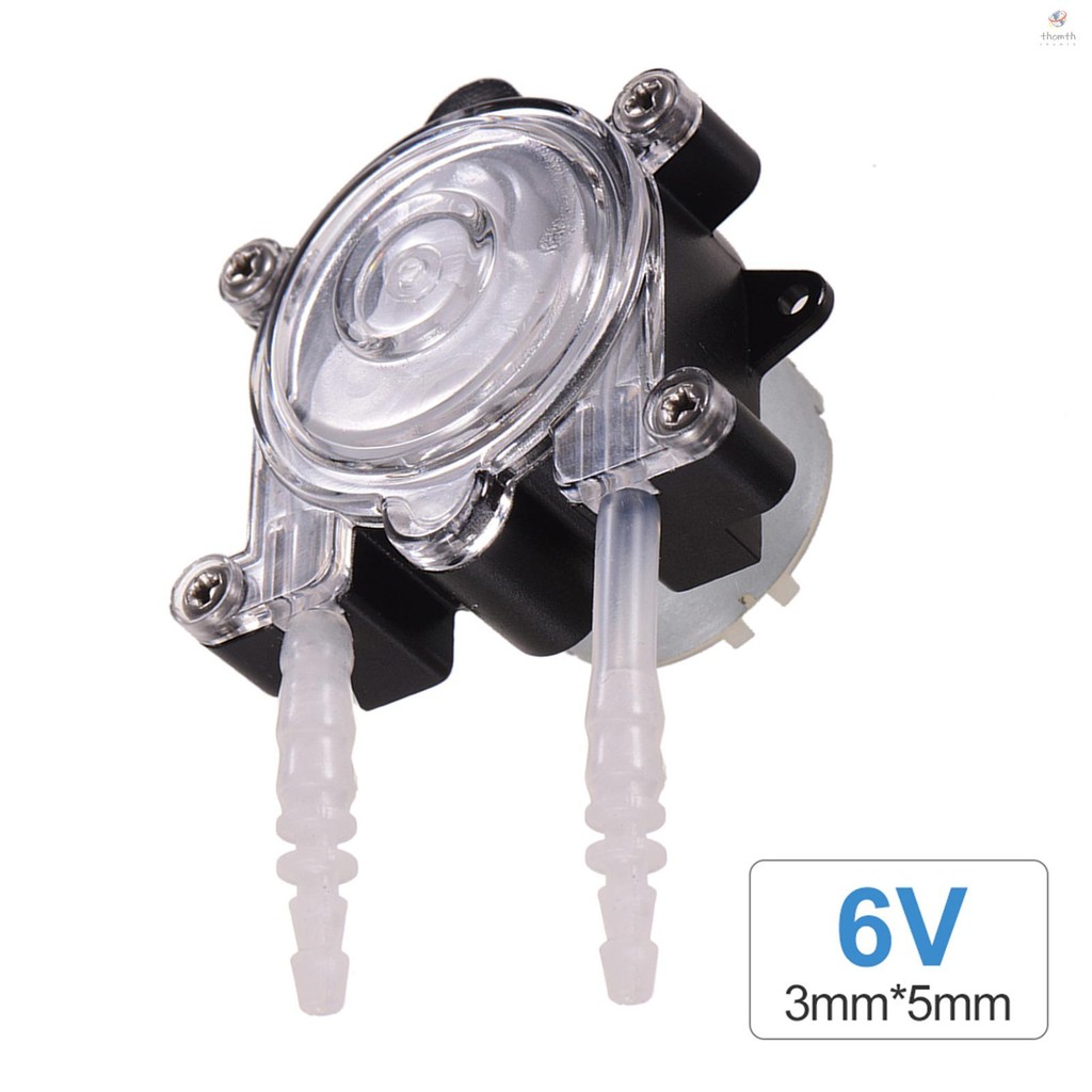 Dc 6V DIY Dosing Pump Mini Peristaltic Dosing Head Self-Priming ฟังก ...