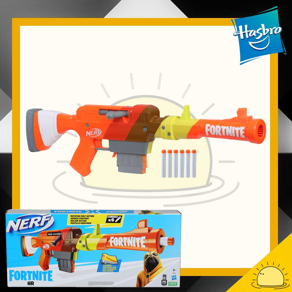 Nerf Fortnite HR Rotating Bolt Action Kids Toy Blaster fr Boys and ...