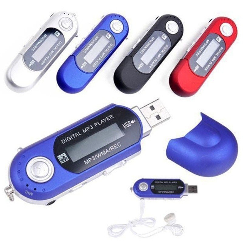 เครื่องเล่นเพลง MP3 USB 4GB MP3 HIFI MP3 4G แบบพกพา ใส่ถ่านAAA พร้อม ...