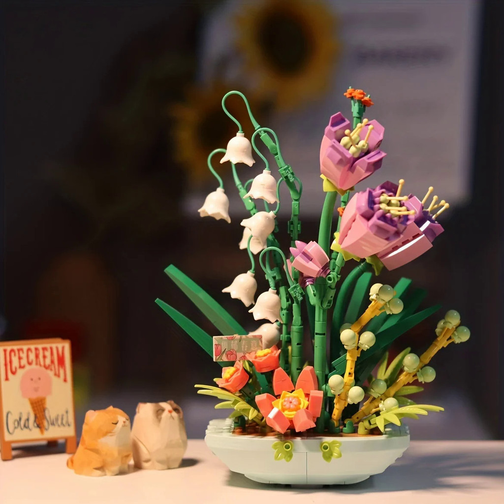 Self-assembling building blocks eternal life fragrant spring potted ...