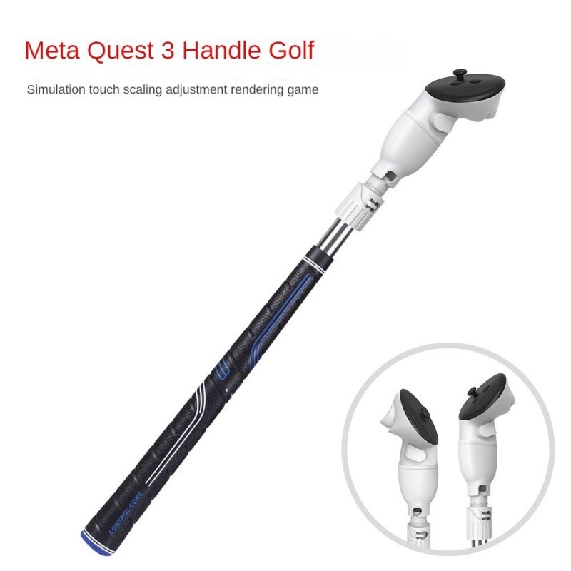 อุปกรณ์เสริมไม้กอล์ฟ เบสบอล กันตก สําหรับ Meta Quest 3 Golf Club Tennis ...