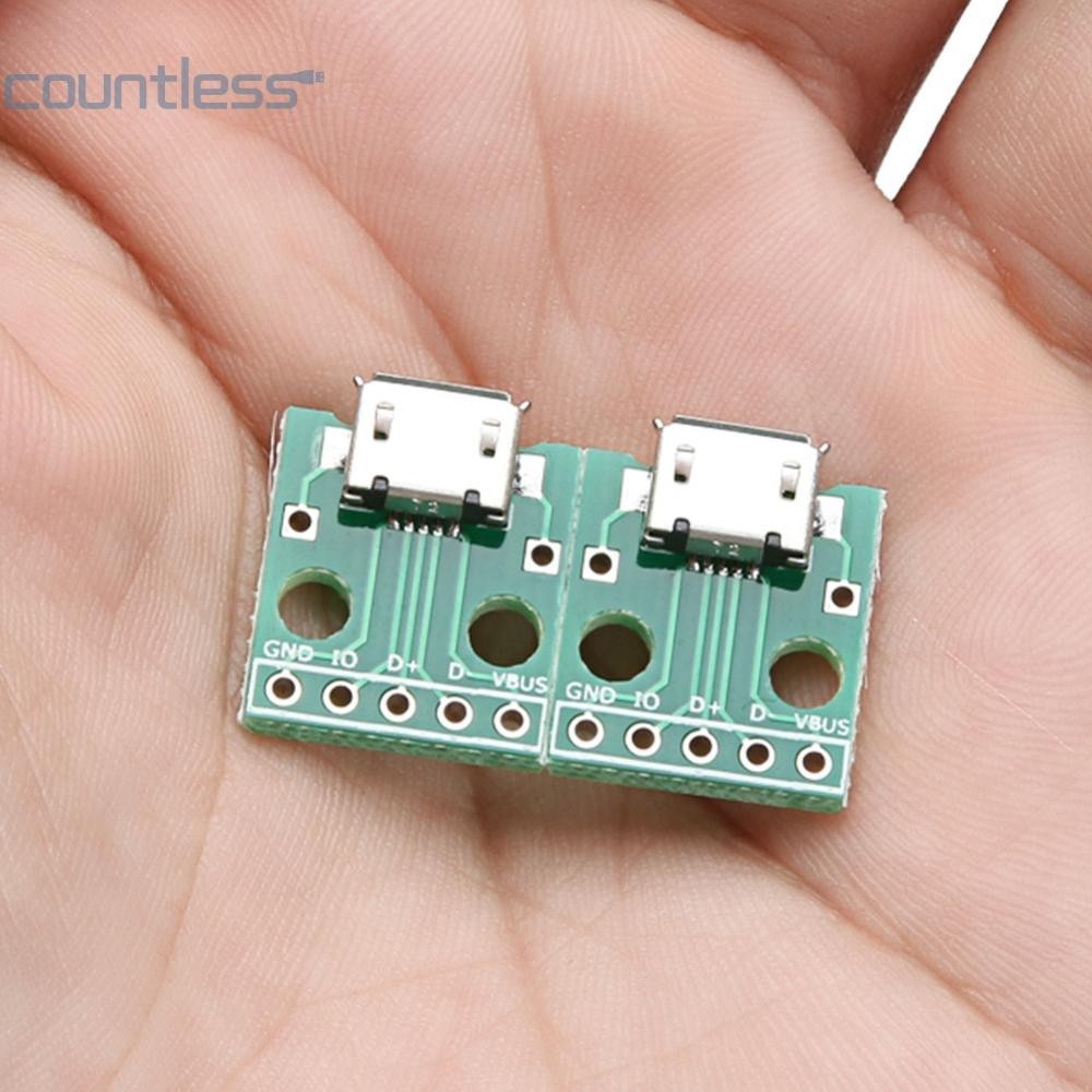 อะแดปเตอร์เชื่อมต่อ MICRO USB เป็น DIP 5pin ตัวเมีย ประเภท B pcb แปลง ...