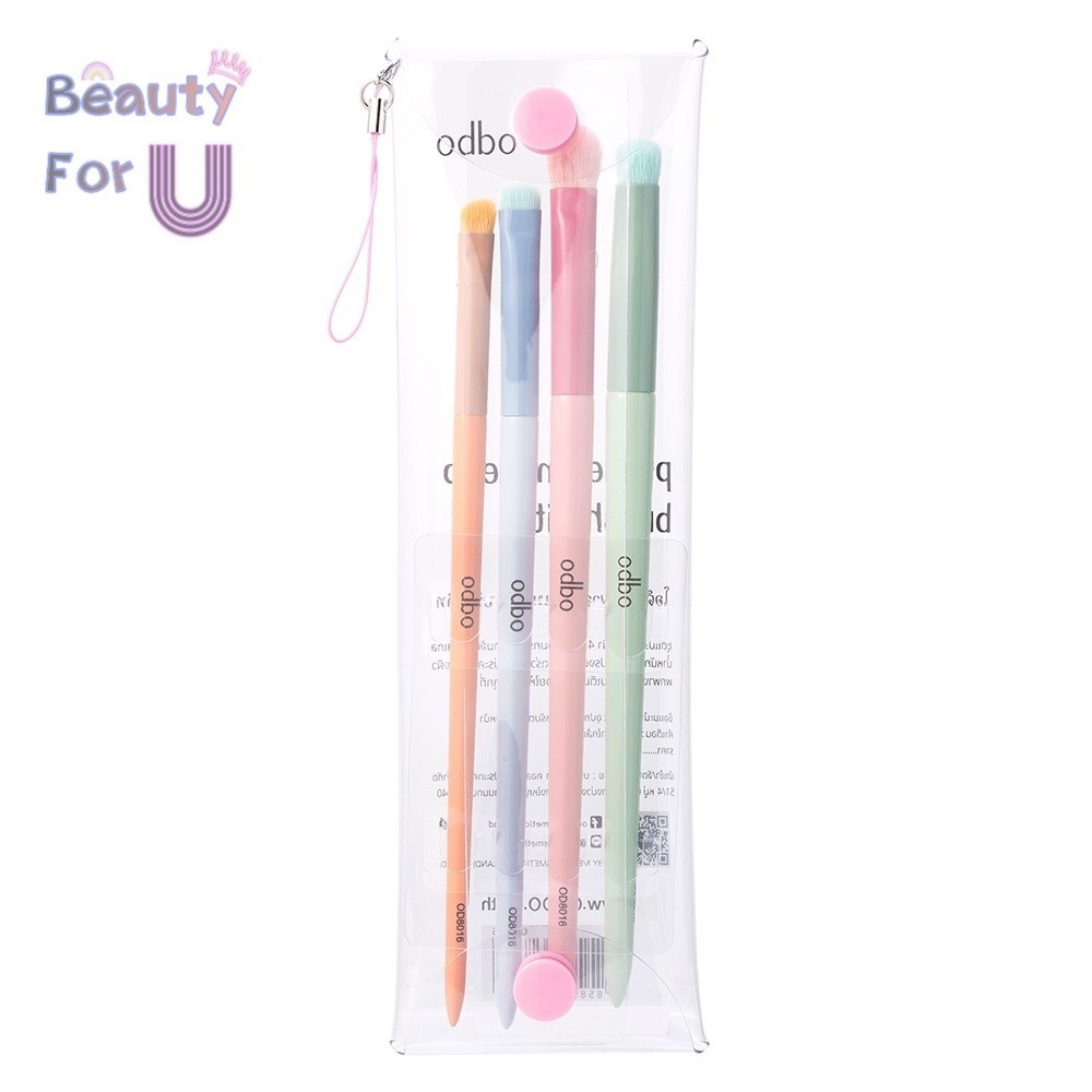 ODBO pastel makeup brush kit โอดีบีโอ พาสเทล เมคอัพ บรัช คิท OD8016 ...
