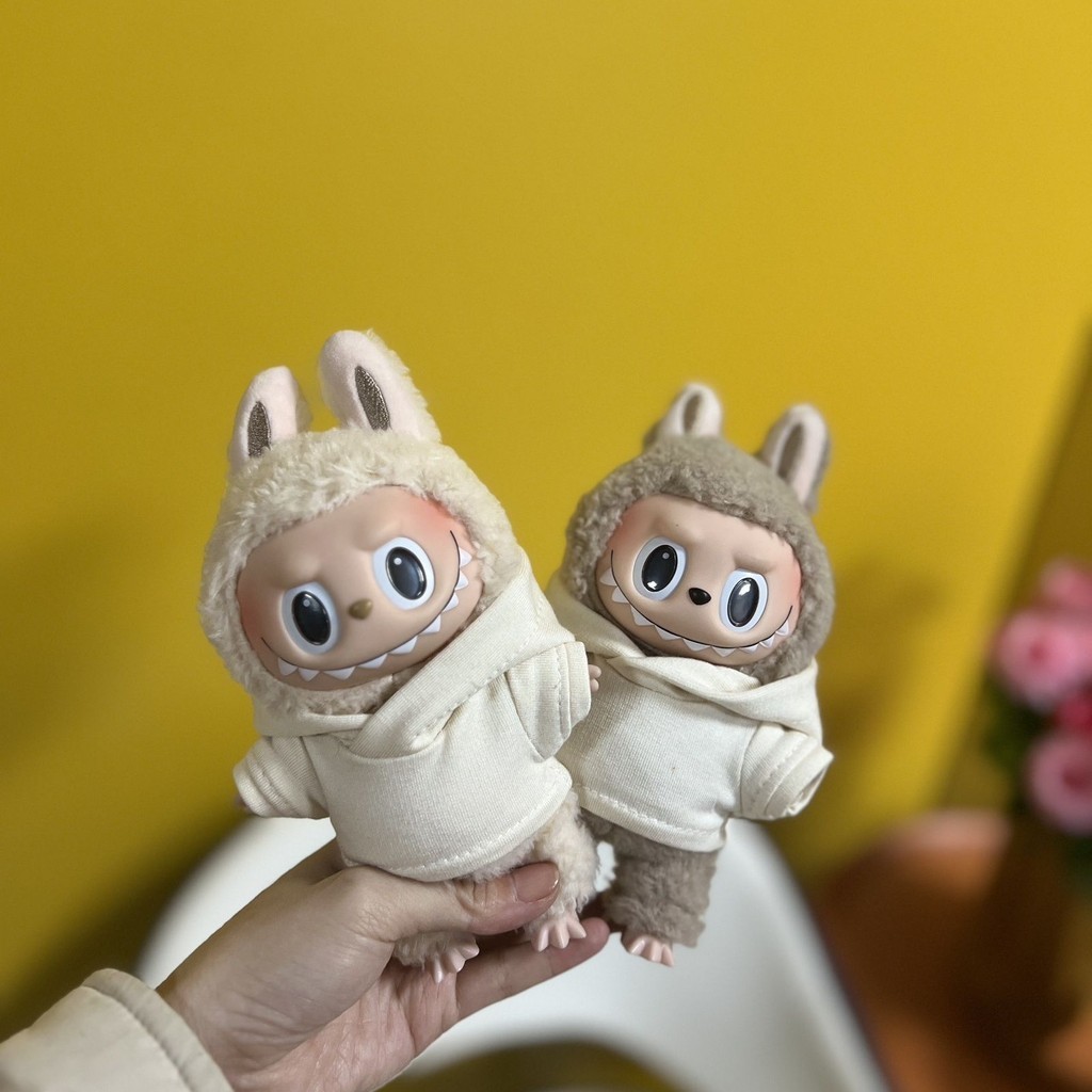 Labubu Brown Sugar Cocoa Mystery Box Vinyl Clothing Timecm Plush Doll ...