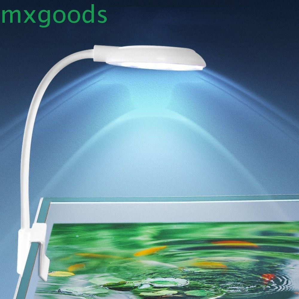 Mxgoods โคมไฟ USB 360 องศา สําหรับตู้ปลา ° โคมไฟ LED พลาสติก 5W ขนาดเล็ก หมุนได้ สําหรับติดตู้ ...