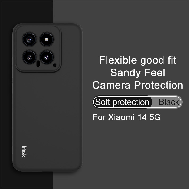 Imak Xiaomi 14 5G UC-3 Series สีพื้น วัสดุ TPU แฟชั่น กันลื่น และป้องกันการตก เคสโทรศัพท์ ...