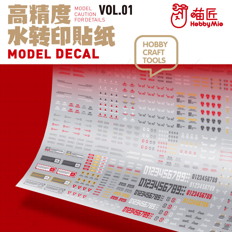 Hobby Mio Model Decal Waterslide Decal VOL1 | Shopee Thailand