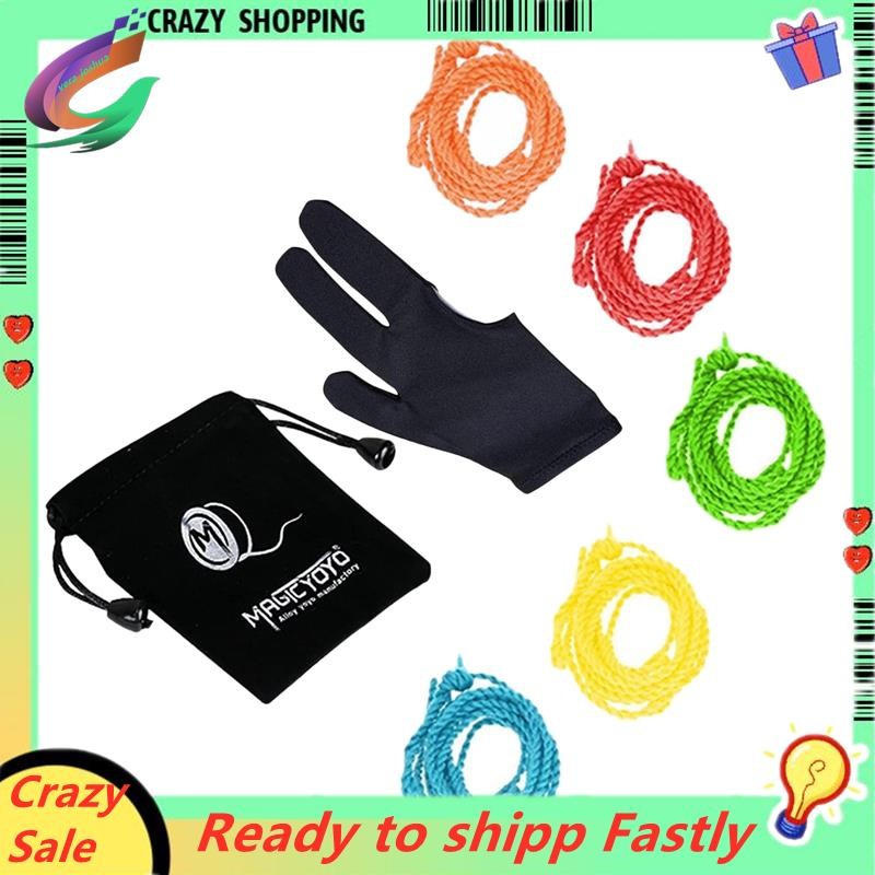 Magicyoyo Professional 5 ชิ้น Yoyo Strings (สีสุ่ม), ถุงมือ Yoyo ...