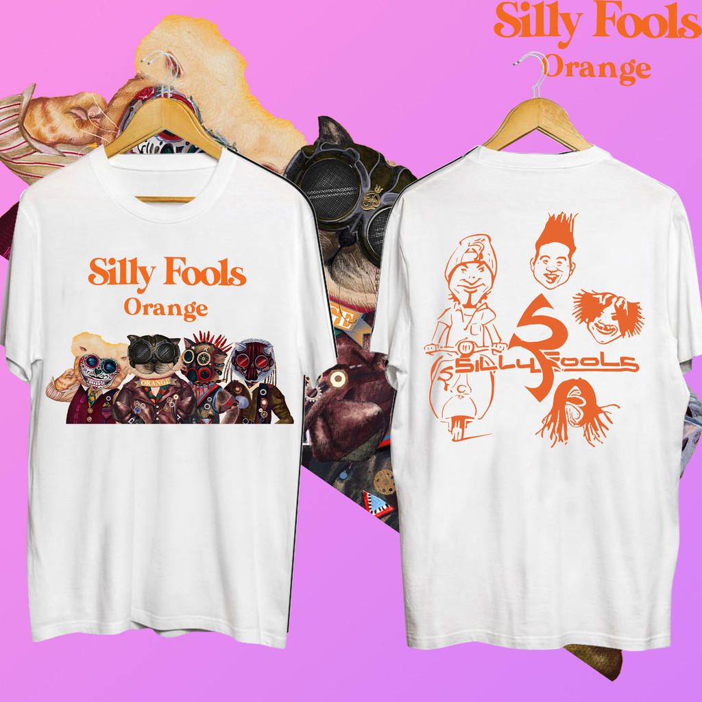 Silly Fools Band 2025 คอนเสิร์ตเสื้อยืดผ้าฝ้ายแท้พิมพ์รอบคอ Unisex แขน ...