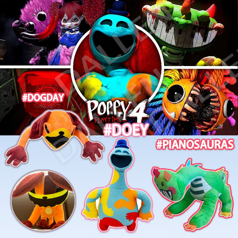 Poppy Playtime chapter 4 ของเล่น doey Pianosaurus dogday Huggy Wuggy ...