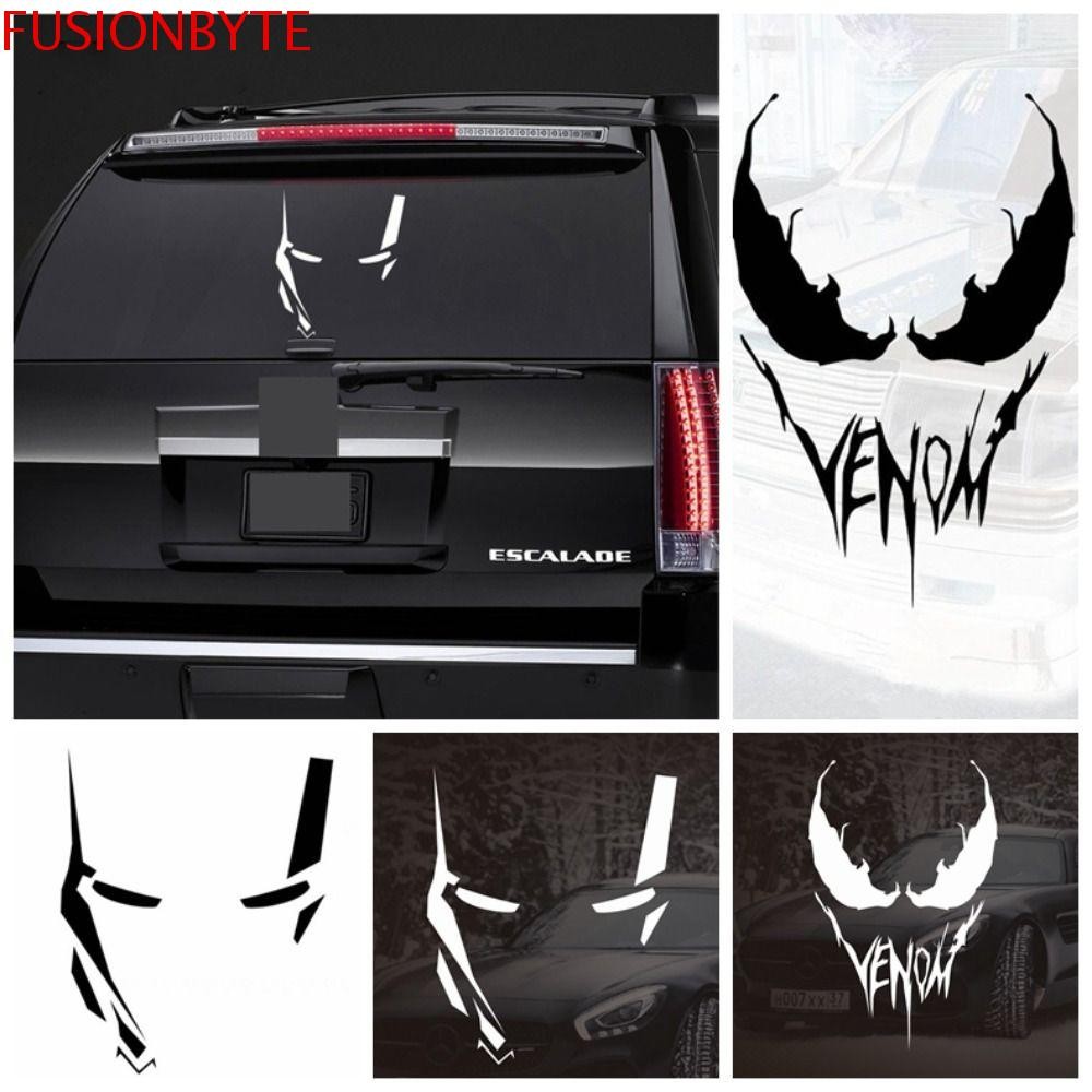 Fusionbyte อะนิเมะ Venom Cool สติกเกอร์, PET Venom สะท้อนแสง Venom สติกเกอร์, Iron Man DIY ...